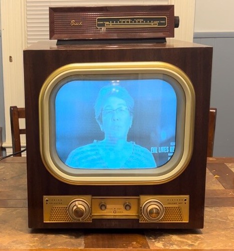 1950 General Electric tube tabletop television Vintage GE TV, working ...