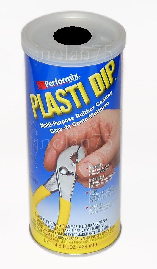 BLACK 14.5 oz CAN Plasti-Dip Plastic Dip Rubber Coating Tool Grip ...