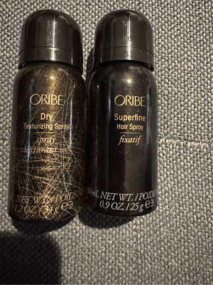 Oribe travel size dry texturizing spray and superfine hair spray | eBay