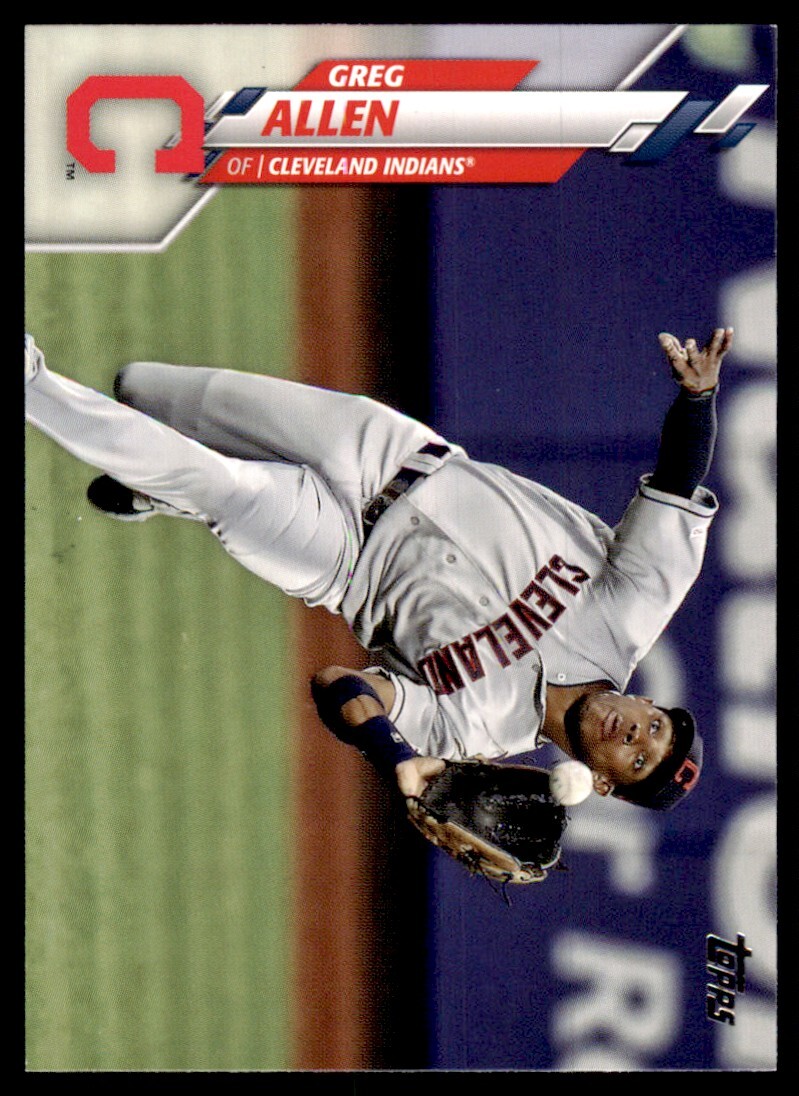 2020 Topps Greg Allen Baseball Card Cleveland Indians #U-139 | eBay