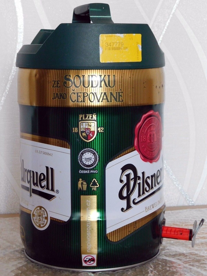Empty Barrel Beer PILSNER URQUELL Keg Galon 5L. Czechia 2015 TOP ...