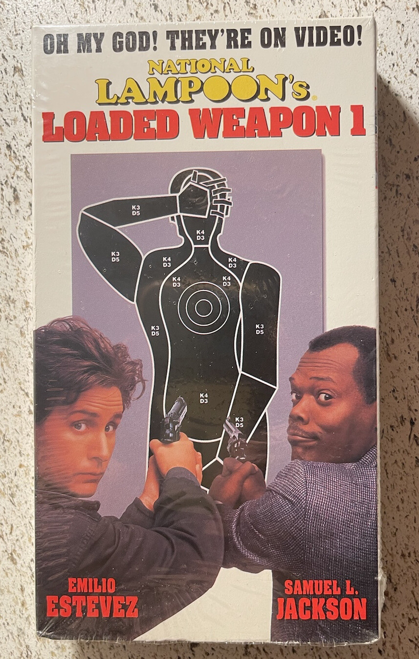 National Lampoon's Loaded Weapon 1 (VHS, 1993) Emilio Estevez, Samuel L ...