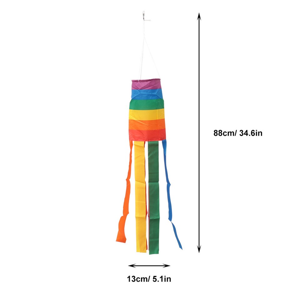 13 X88cm Wind Flag Indicator Garden Flags Outdoor Decorative Round | eBay