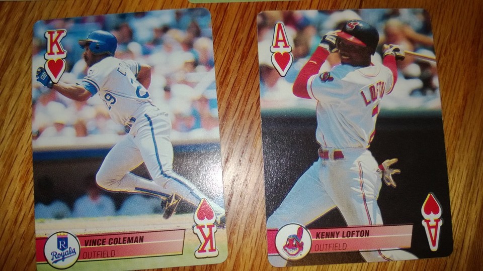 1995 Bicycle Sports Collection Major League Baseball Aces Playing Cards ...