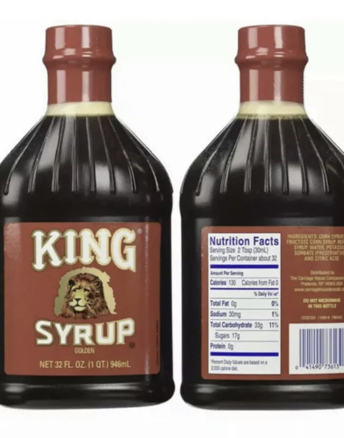 2 Bottles Of King Syrup Golden | eBay