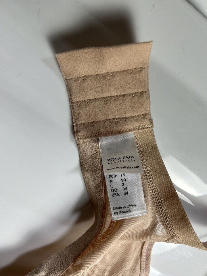 Rosa Faia Lace Rose Desert Padded Wireless Soft Bra Desert Size 34F | eBay