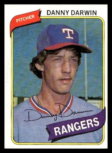 1980 Topps #498 Danny Darwin Texas Rangers Baseball card | eBay