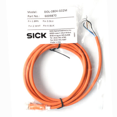 A SICK DOL-0804-G02M Sensor Cable New | eBay