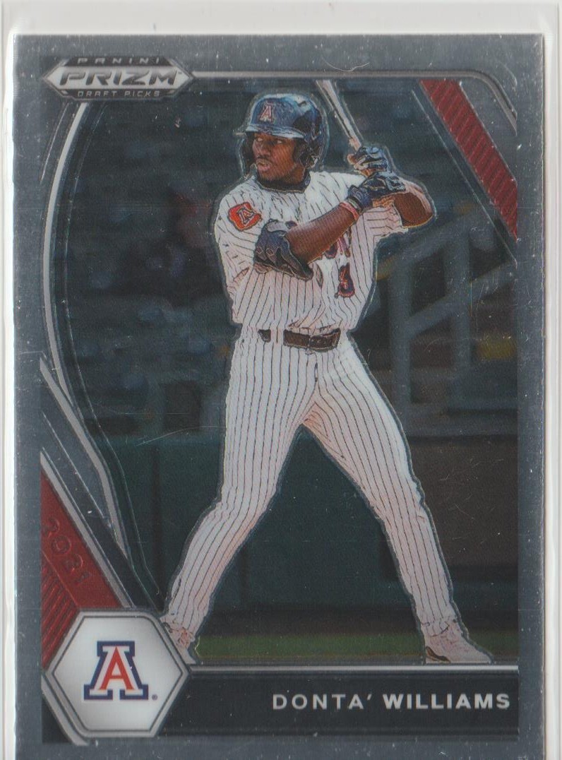 2021 Panini Prizm Draft Picks Baseball #106 Donta' Williams | eBay