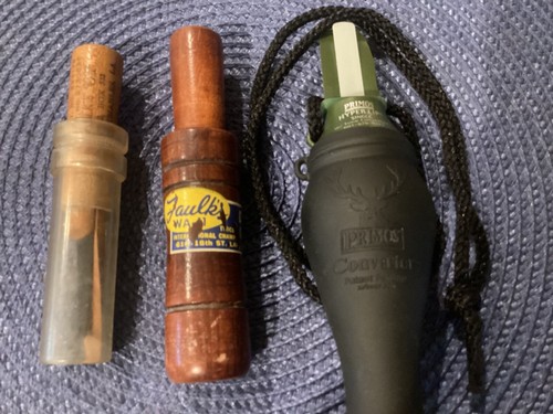 3 Vintage Faulk Duck-Goose-Elk Calls | eBay