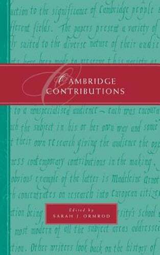Cambridge Contributions by Sarah J Ormrod: New 9780521592437| eBay
