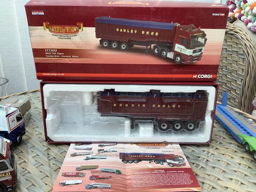 CORGI MODEL 1:50 - CAWLEY BROS. TIPPER WITH BOX AND CERTIFCATE (NO CAB ...