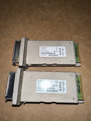 Lot of 2 Cisco X2-10GB-CX4 10Gb/s Base-CX4 Hot Swap Transceiver Module ...