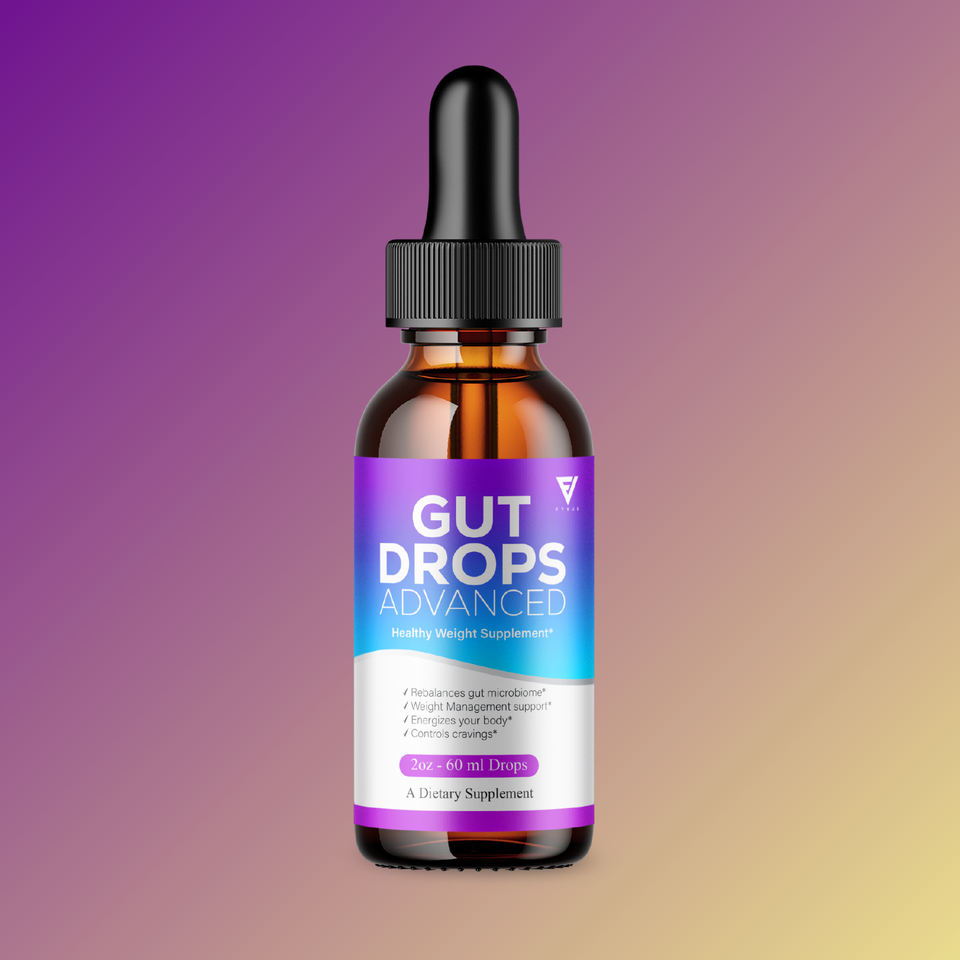 Gut Drops Supplement GutDrops Maximum Strength Overall Wellness (2oz ...