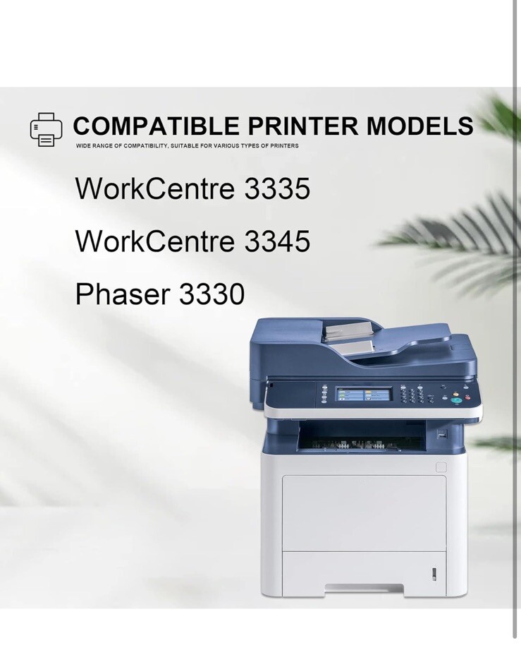 3330 3335 3345 Black Extra High Capacity Toner Cartridge Compatible for ...