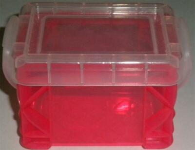 Super Stacker 3" x 2.5" x 2" Pixie Red Box Locking Lid Cropper Hopper ...