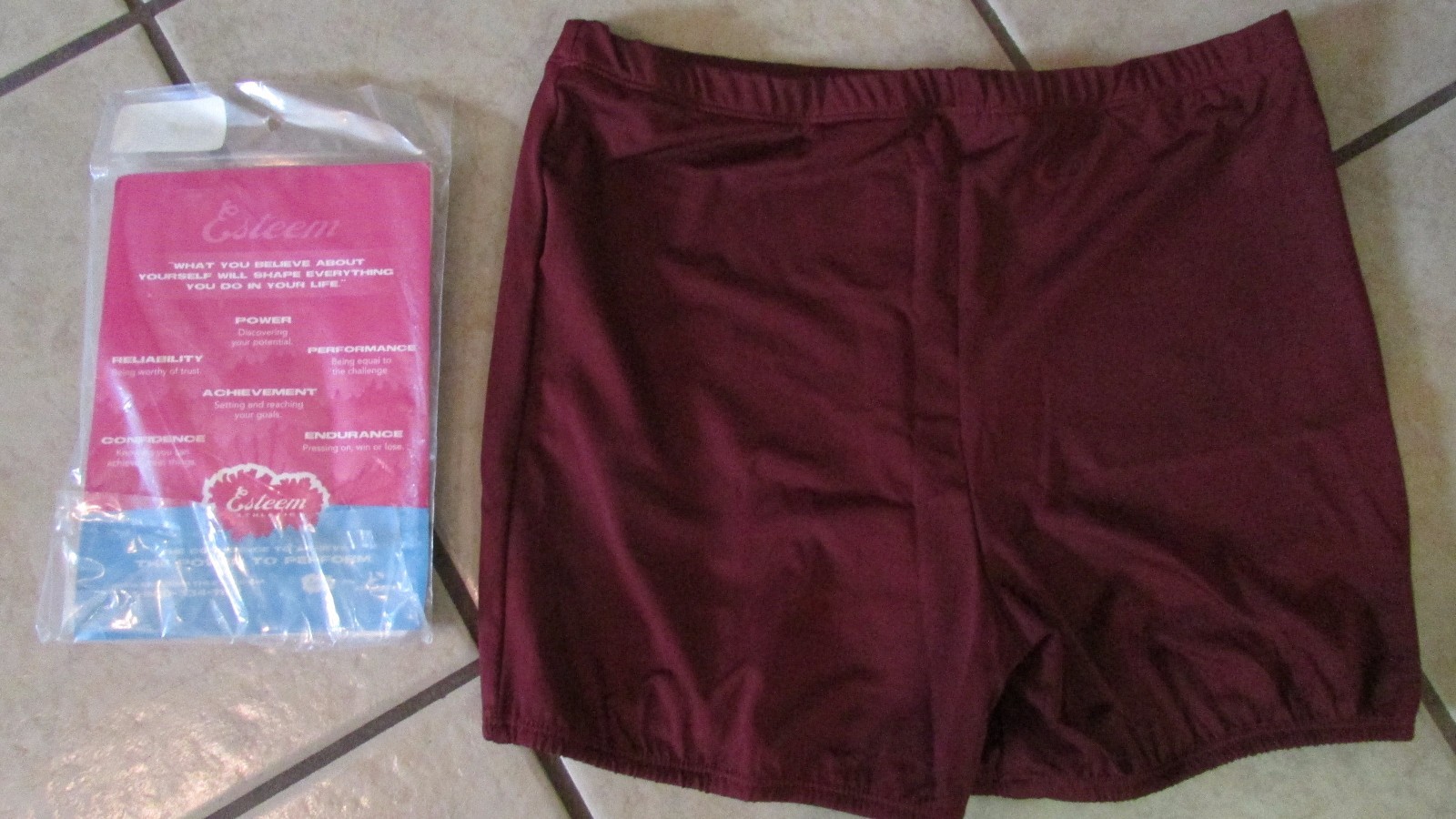 Esteem Athletic Adult Boy Cut Brief-Maroon-XL-Cheerleading Uniform ...