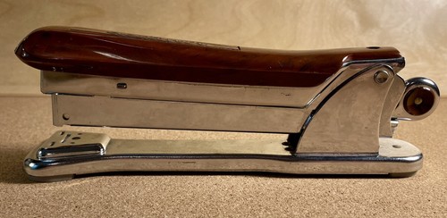 Vintage Ace Liner Aceliner Model 502 Brown Swirl Stapler Retro ...