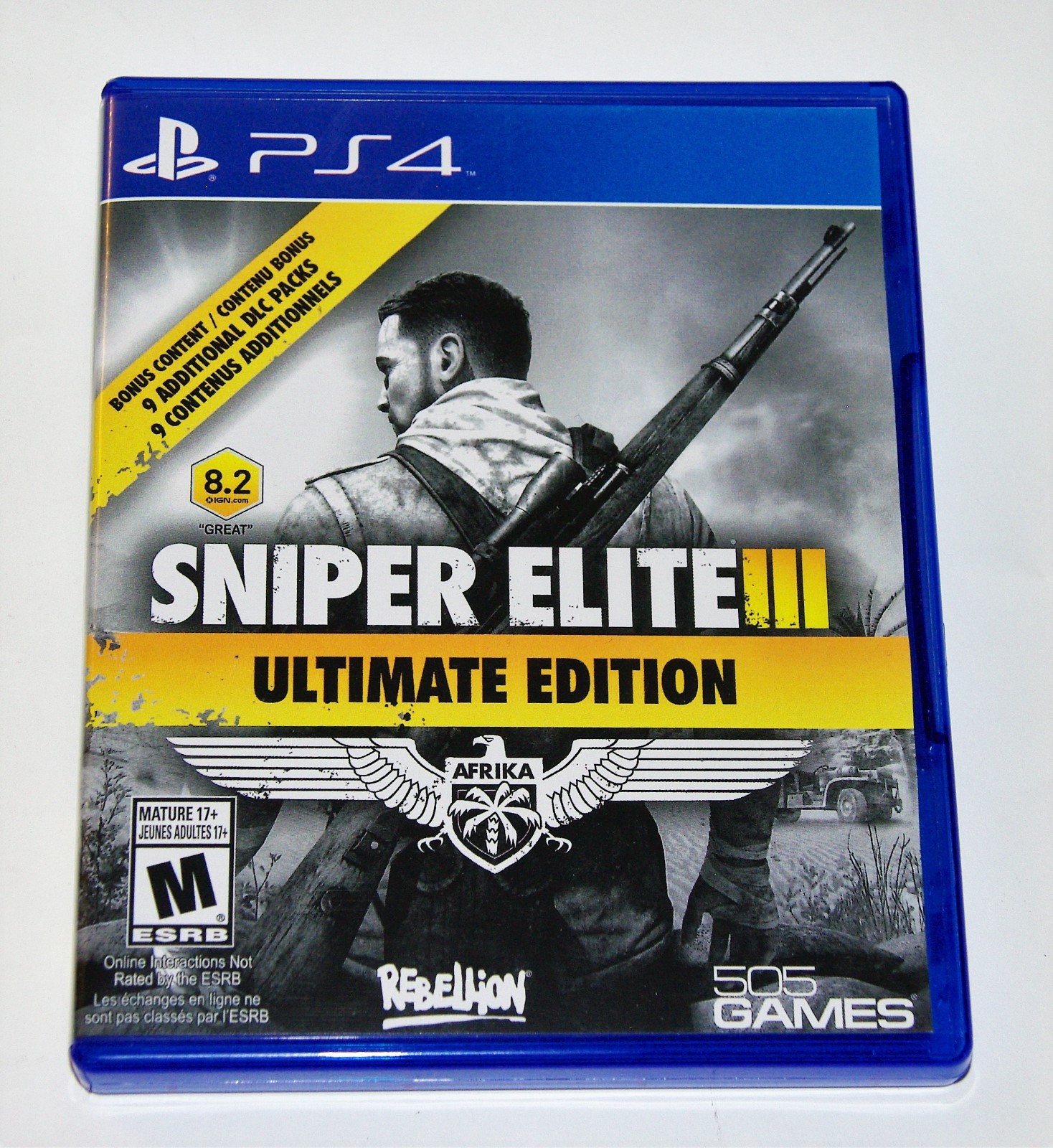 Replacement Case (NO GAME) Sniper Elite III Ultimate Edition ...