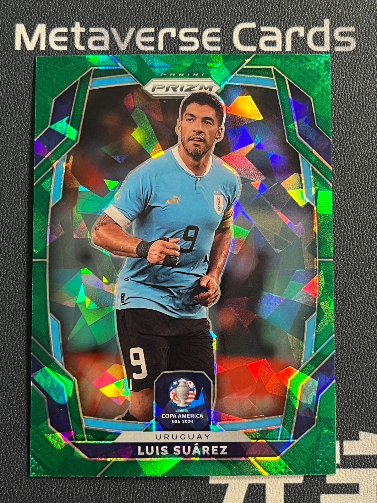 Luis Suarez 2024 Prizm Copa America #103 Green Ice Price Guide - Sports ...