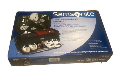 Samsonite Trunk Golf Organizer/Locker Style #615 Brand New In Box ...