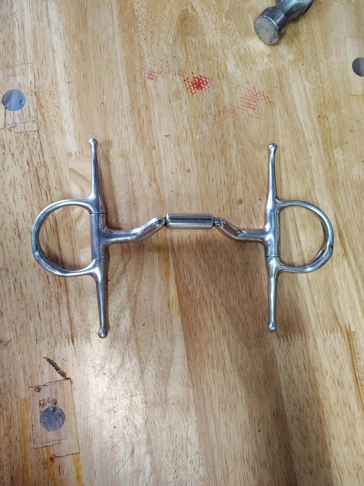 Full Cheek Low Port Toklat Myler Dee Ring Bit 5 MB 04 Level 2 Horse Bit ...