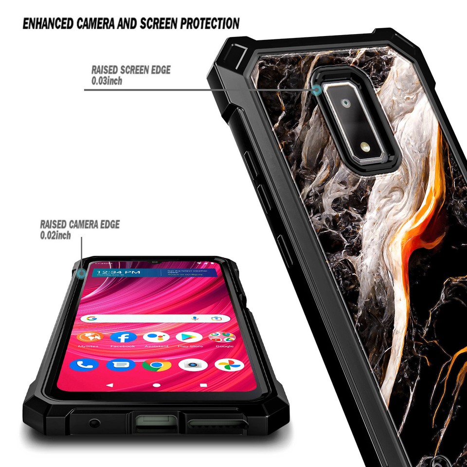 For BLU View 4 (B135DL) Phone Case Full Body Shockproof Cover w ...