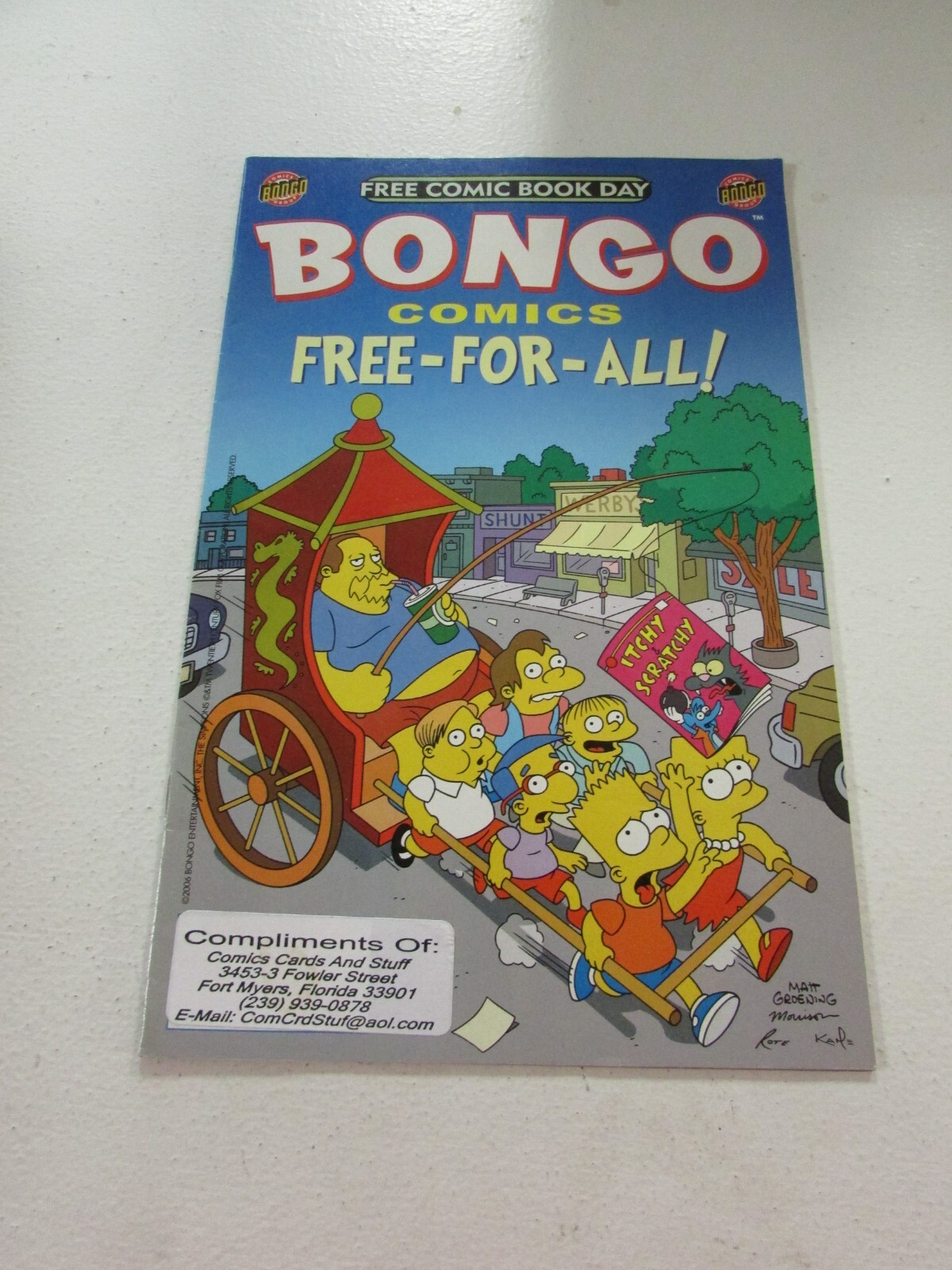 COMIC BOOK BONGO COMICS BONGO COMICS FREE-FOR-ALL FREE COMIC DAY | eBay
