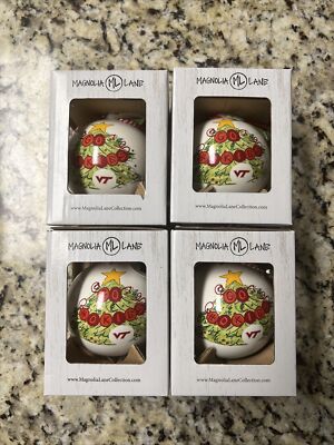 Magnolia Lane ML Virginia Tech Christmas Ornament | eBay
