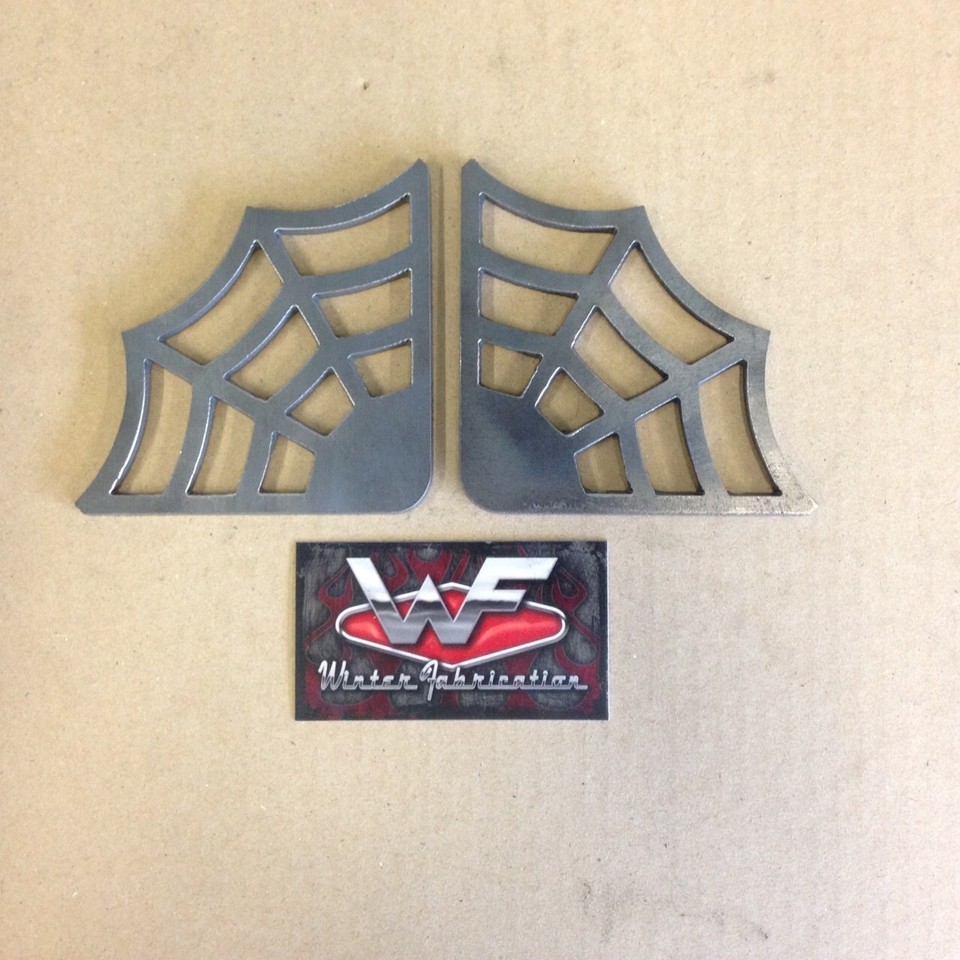 Gussets - Spider Web - 4" - 3/16" Steel - Pair - Rat Rod MiniTruck Off ...
