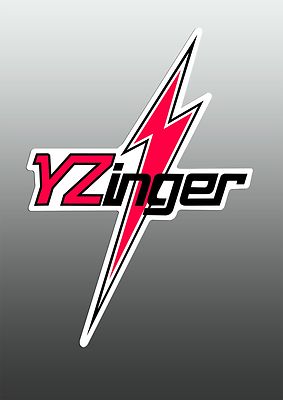 YAMAHA PW50 Y-ZINGER DECAL GRAPHIC EURO WHITE COLORATION | eBay
