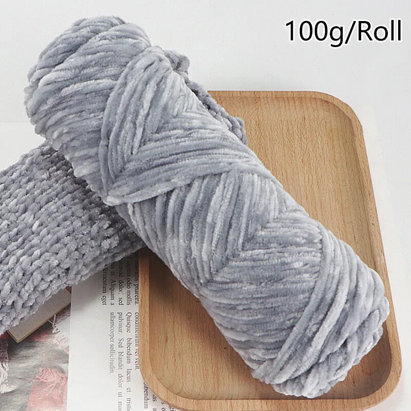 100g Chenille Velvet Yarn 3mm – Soft Plush Wool for DIY Baby Blankets ...