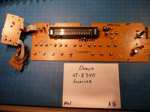 Onkyo HT-R340 Receiver Replacement Parts Display Cir Board Part # NCDIS ...