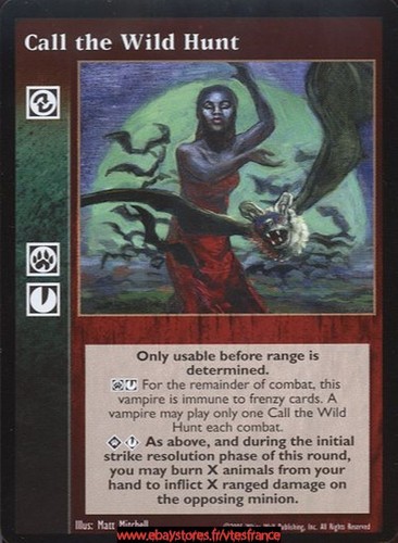 Call the Wild Hunt - Combat [Animalism / Protean] Promo Card VTES V:TES ...