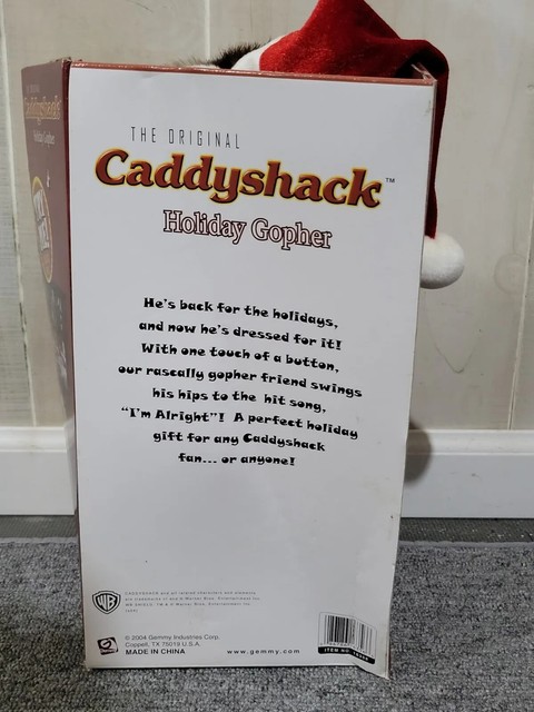 Gemmy (30702) The Original Caddyshack Dancing Gopher Plush Toy ...