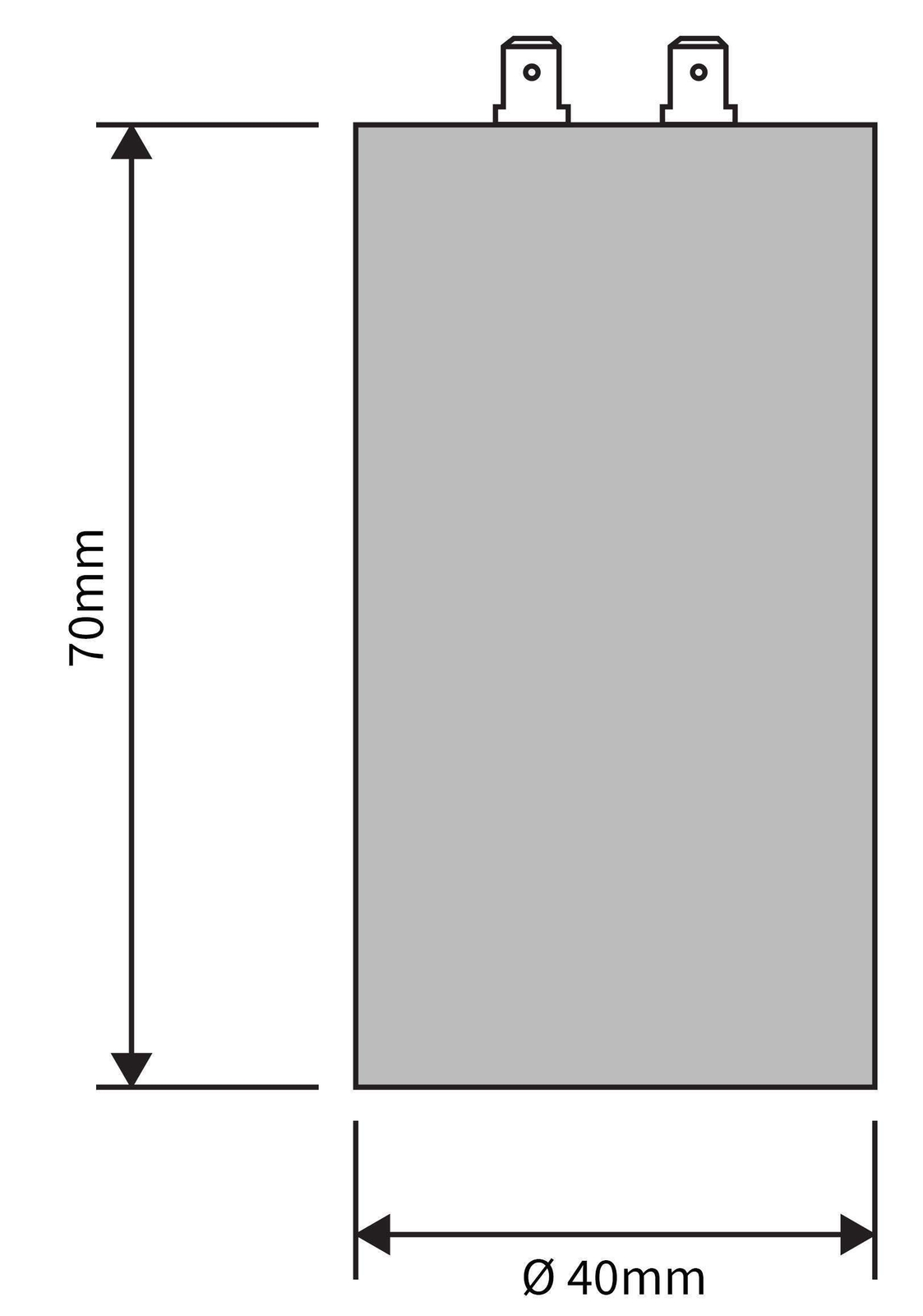 Capacitor Engine 16µF 16uF 450V To Thimbles CBB60 Mksp start-up ...