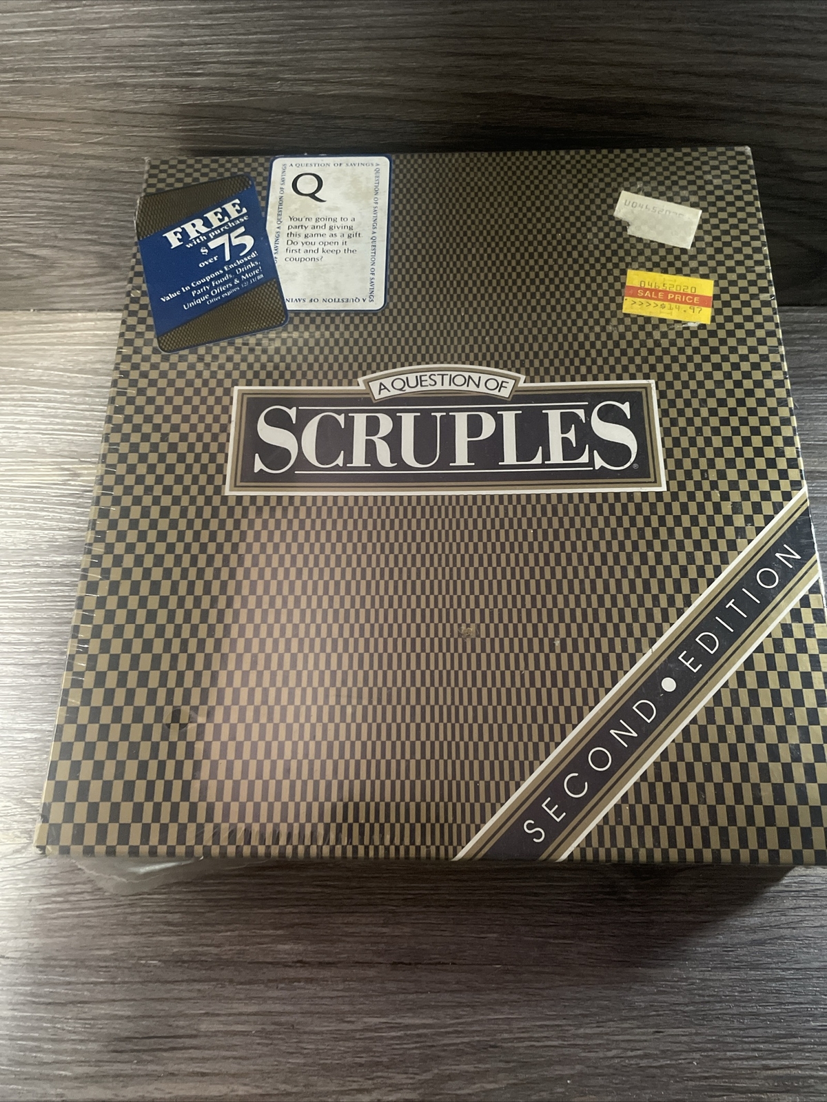 Milton Bradley A Question of Scruples Game Second Edition Vintage 1987 ...