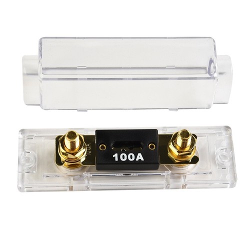 60/80/100A High Quality In-Line ANL Fuse Holder w/ Fuse PV System | eBay UK