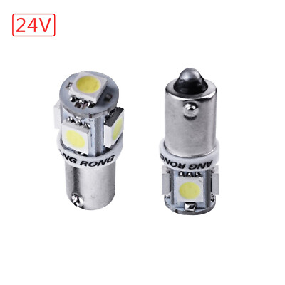 24V Truck BA9s T4W 233 5 SMD LED Interior Parking Number Plate Light ...
