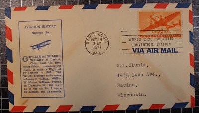 Scott C31 - Cargo Plane - Linprint FDC - Typed Address - Planty C31-18 ...