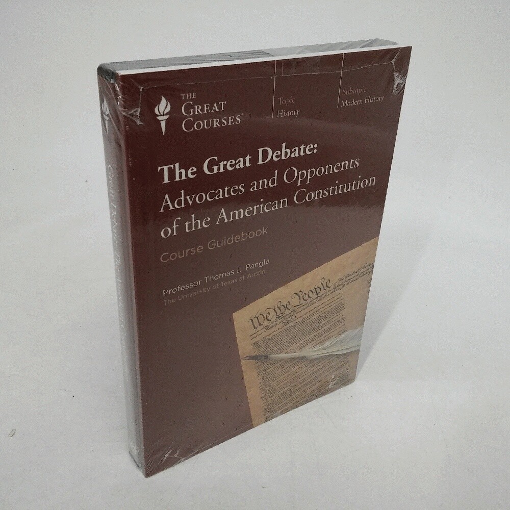 Great Courses DVDs +book~Great Debate: Advocates and Opponents of the ...