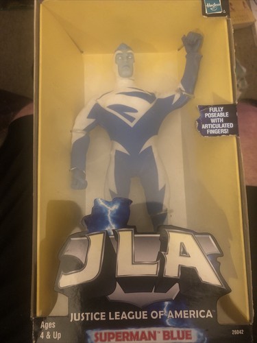 Hasbro: JLA- Justice League Of America- Superman Blue Action Figure ...