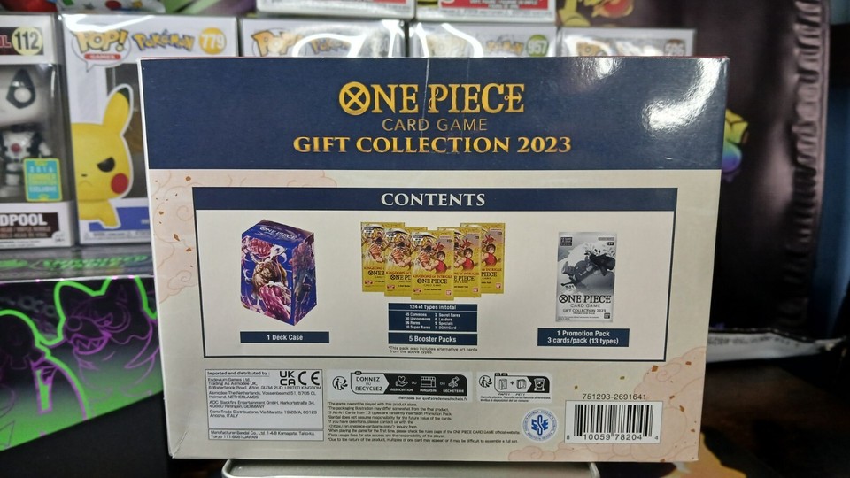 One Piece Gift Collection Box GC-01 SEALED w/ Promos & 5 Booster Packs ...