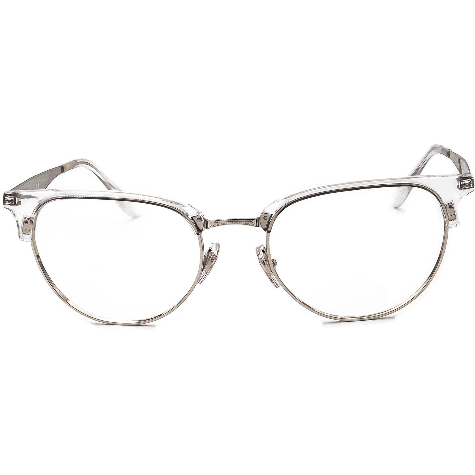 Ray-Ban Eyeglasses RB 6396 2936 Clear&Silver Horn Rim Frame 51[]19 140 ...