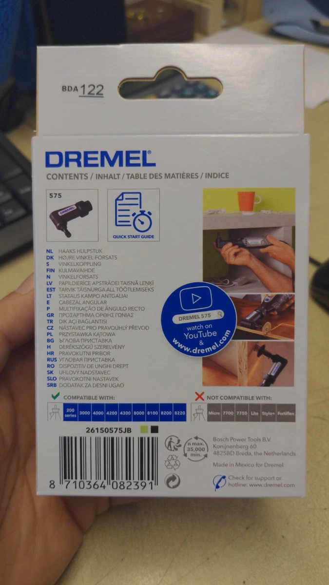Dremel 575 Right Angle Attachment, Right Angle Drill, 42% OFF