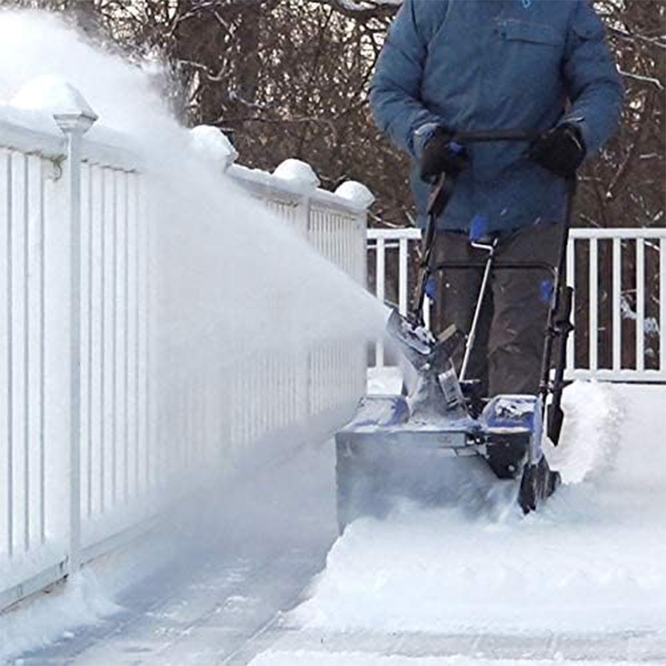 Snow Joe 24V Cordless Snow Blower with Electric Engine Type, 24V-X2 ...