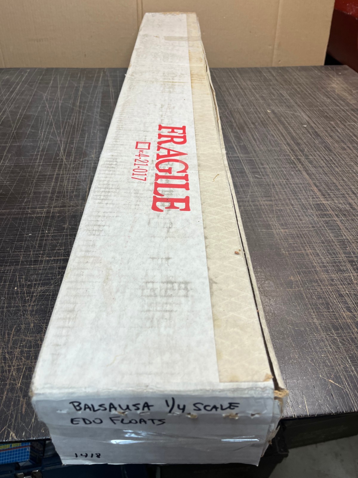 VINTAGE 1/4 SCALE BALSA USA EDO FLOATS RC MODEL AIRPLANE KIT #1418 | eBay