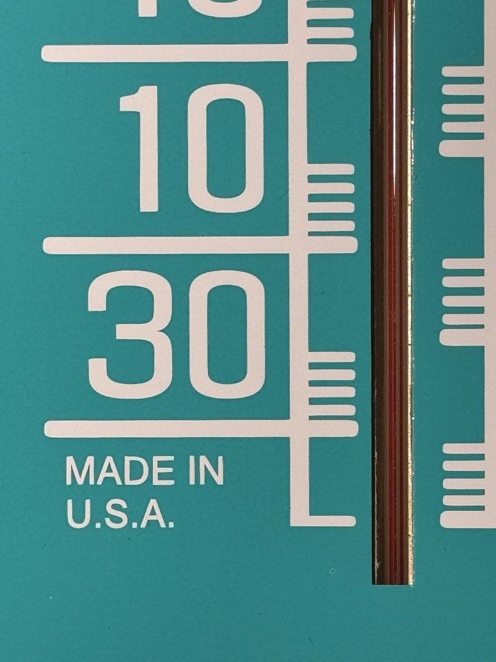 Vtg Double Cola Metal Thermometer - You'll like it better - measures 7 ...