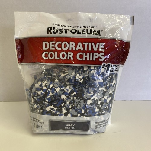 NIP Rust-Oleum Grey Blend Decorative Color Chips 1 lb. 20066322892| eBay