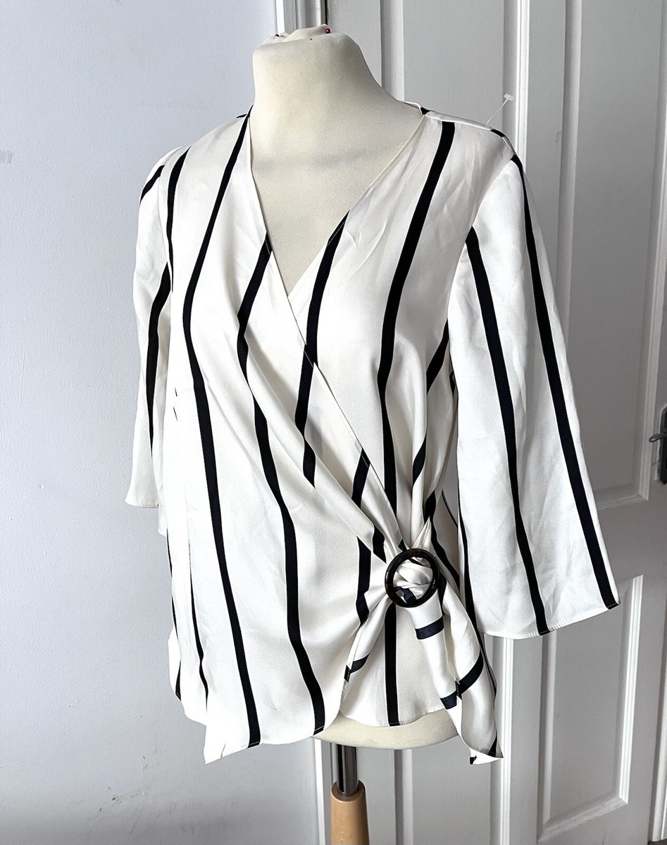 River Island Black Cross Over Blouse Blouses | Women's Blouses